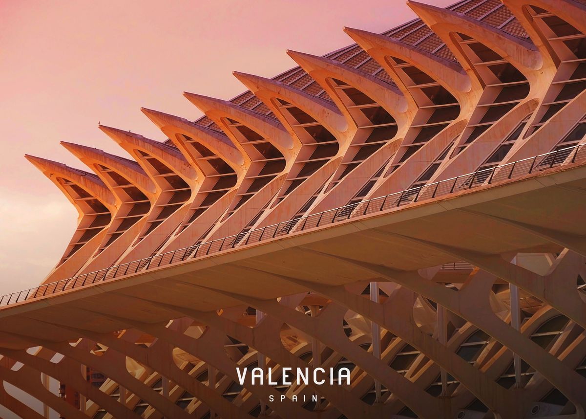 'Valencia ' Poster by Famous City | Displate