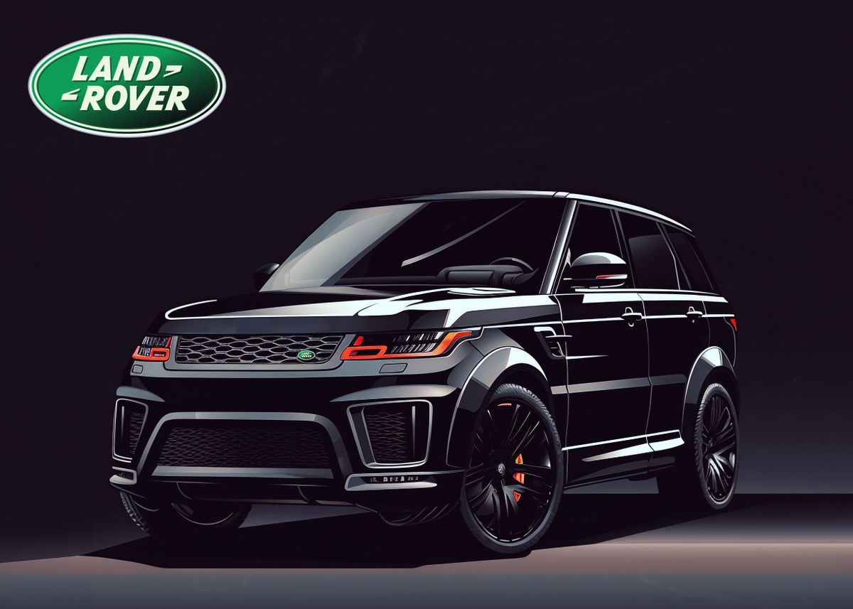 'Range Rover Sport' Poster by Tapu Vlad | Displate