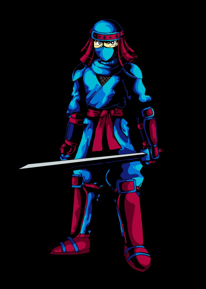 'Ninja shadow art' Poster, picture, metal print, paint by Ihsa Nuddin ...