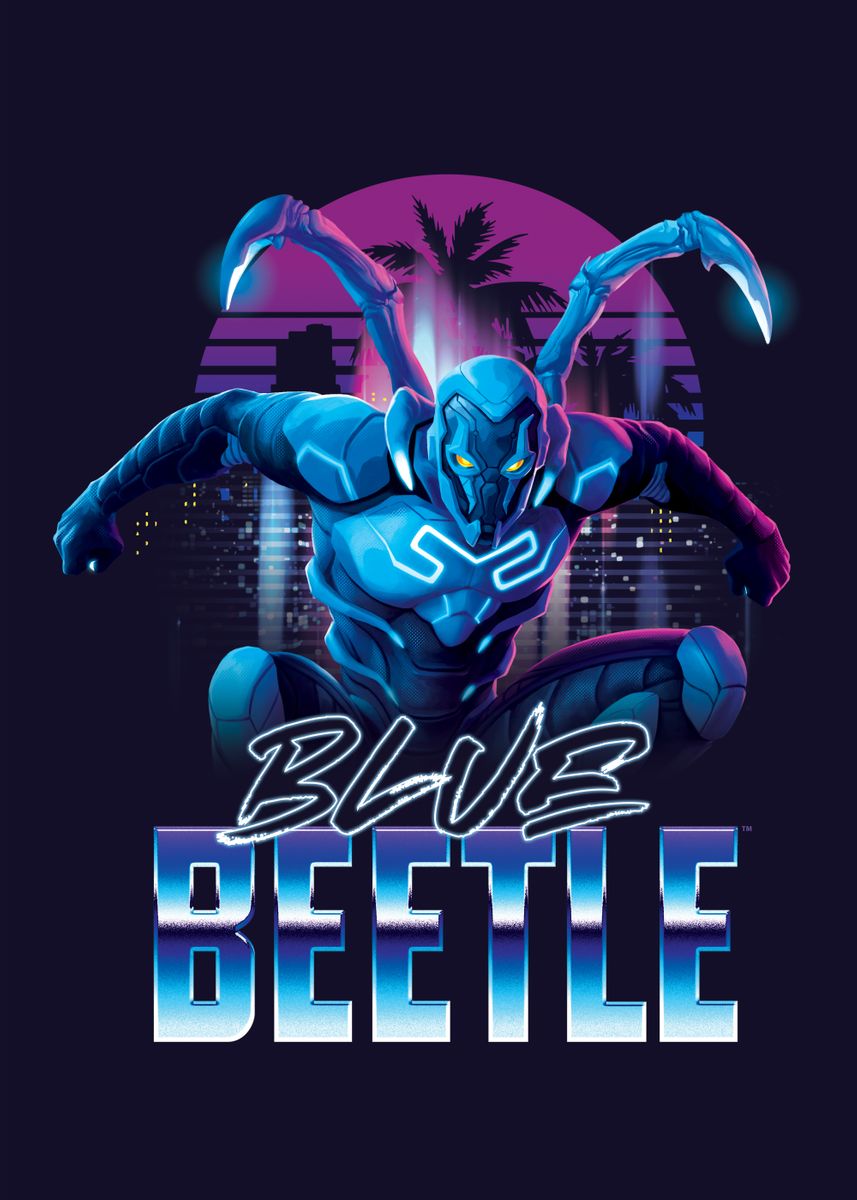 'Vaporwave' Poster, picture, metal print, paint by DC Comics | Displate