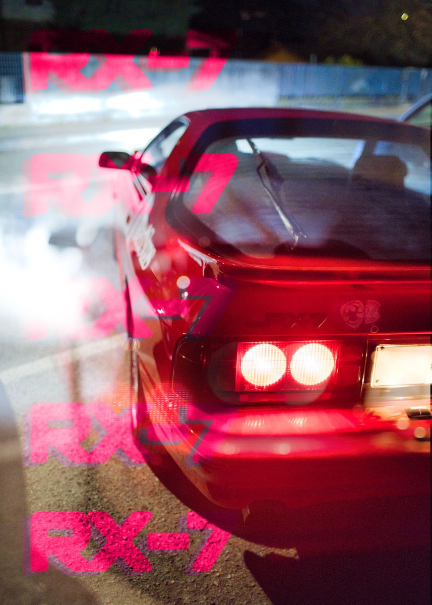 'RX7' Poster, picture, metal print, paint by maximiac | Displate