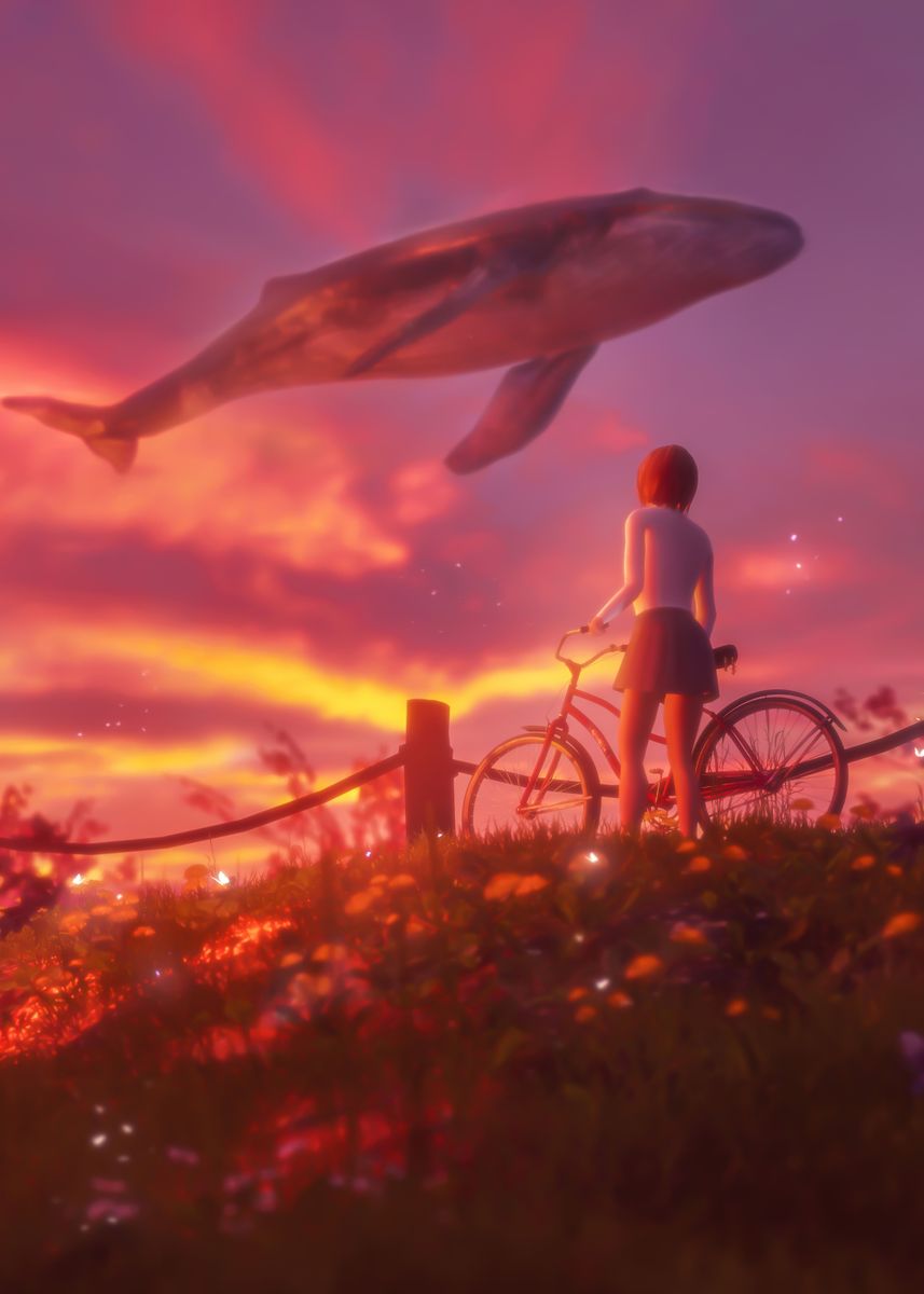 'isekai' Poster, picture, metal print, paint by DM Designs | Displate