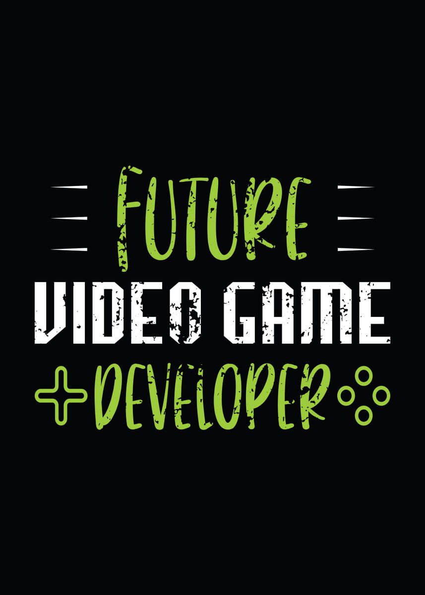 'Video Game Developer ' Poster, picture, metal print, paint by Japanese ...