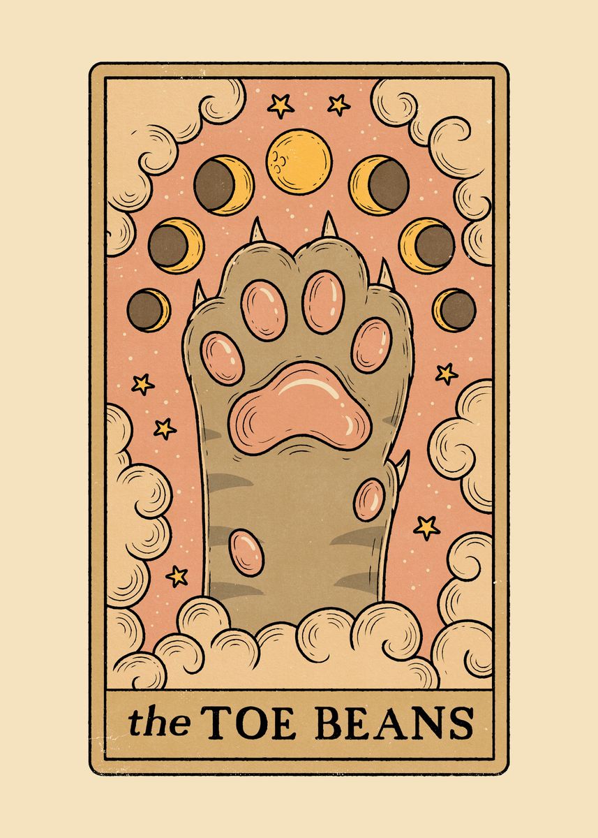 'The Toe Beans' Poster, picture, metal print, paint by Thiago Corrêa ...