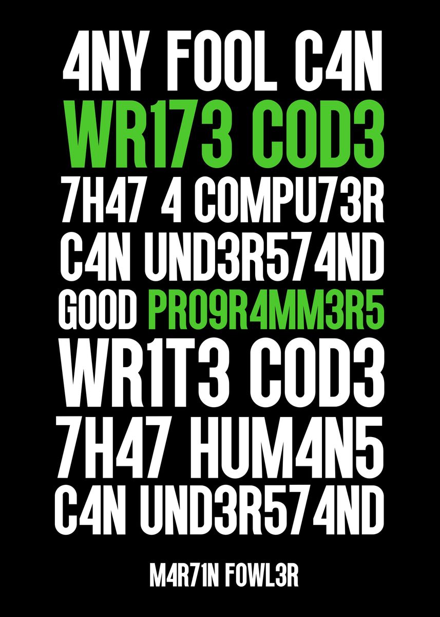 'Good Programmers' Poster, picture, metal print, paint by Wezt Studio ...