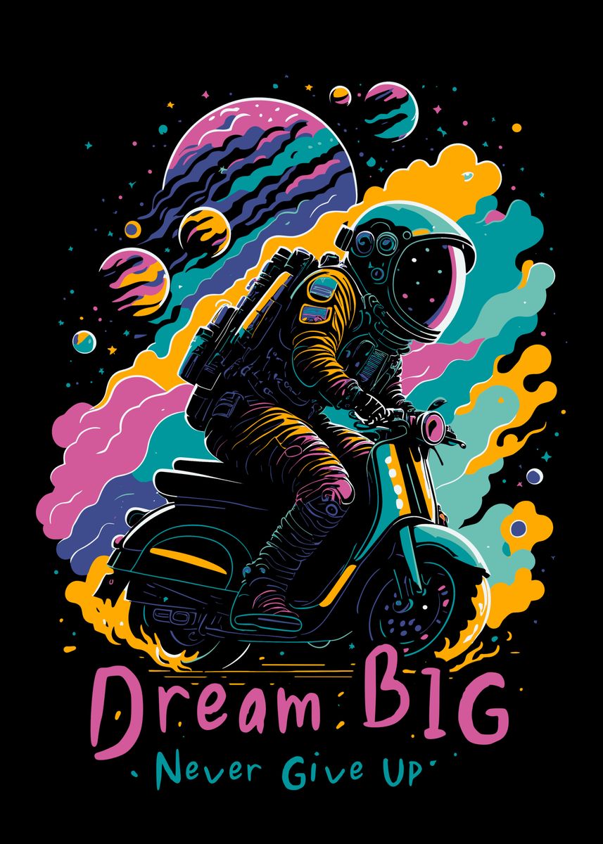 'Dream Big' Poster by Popart PosterS | Displate