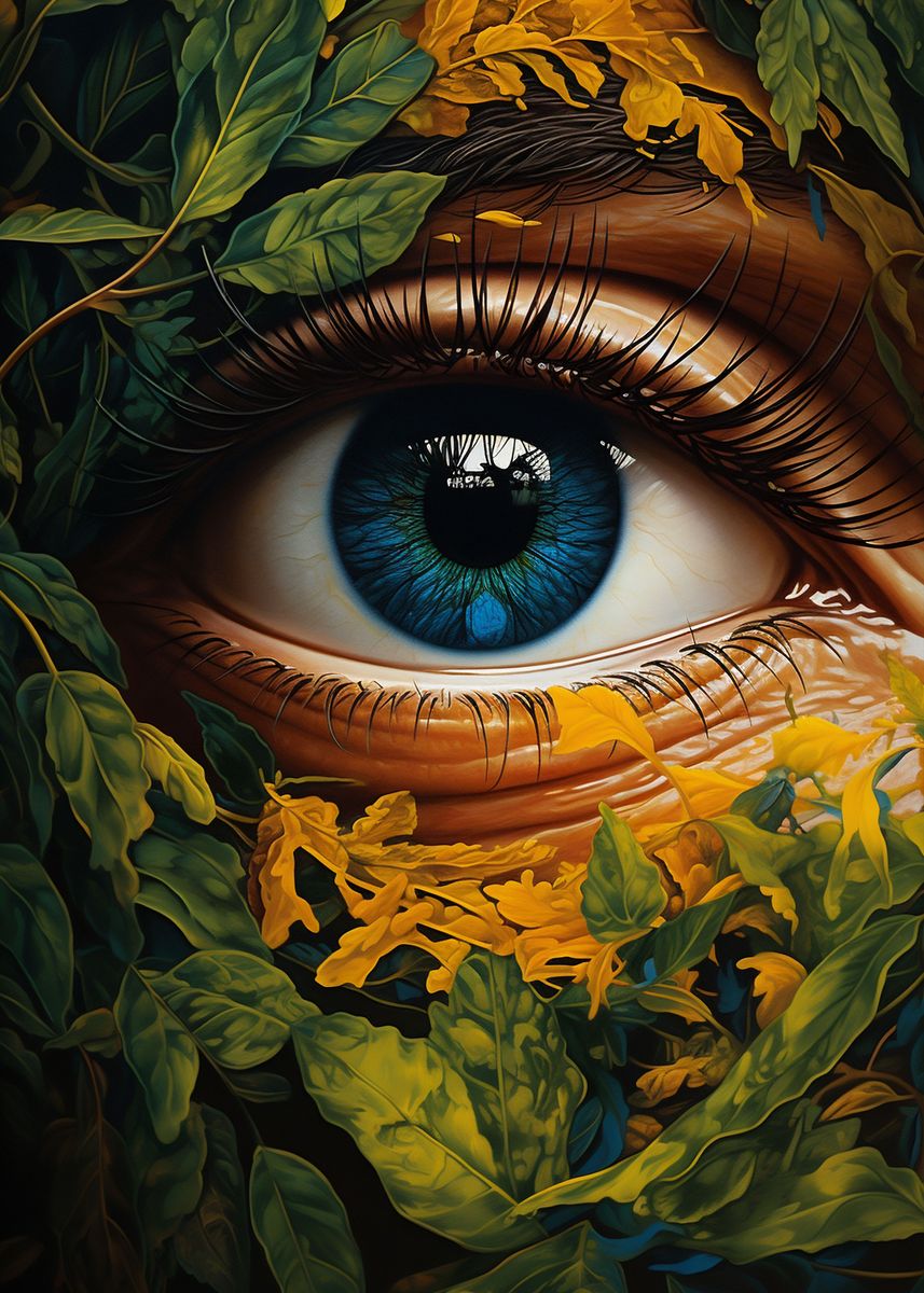 'A glimpse' Poster, picture, metal print, paint by Absuro Designs ...