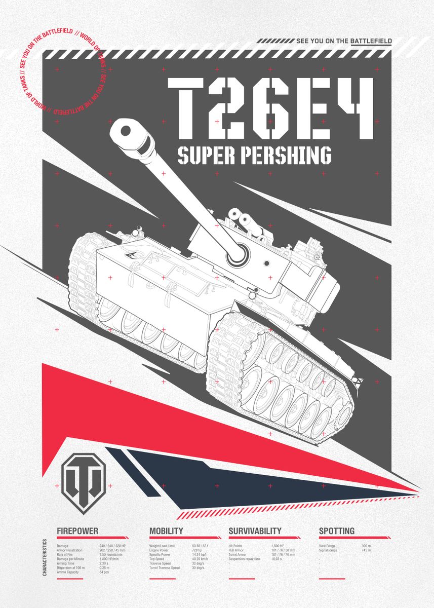 'THE GENERAL' Poster, picture, metal print, paint by World of Tanks ...