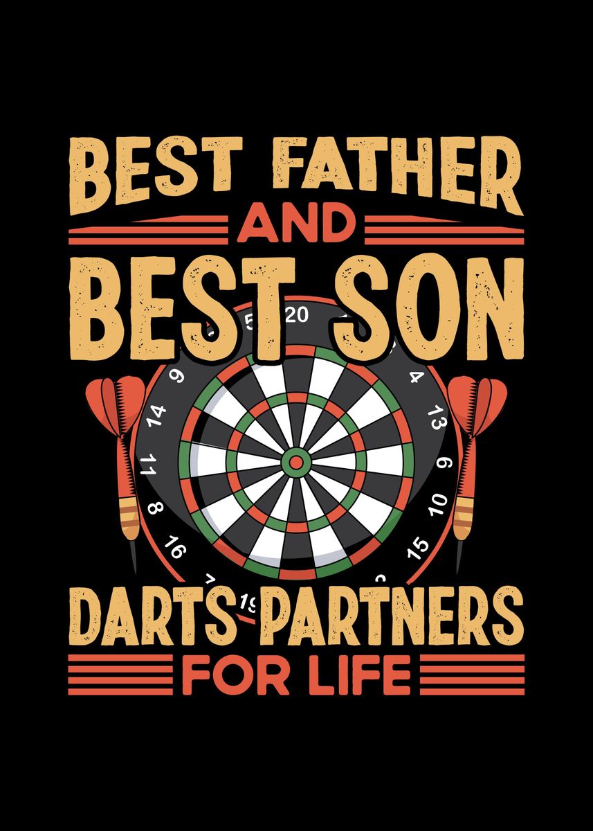 'Darts Player' Poster by Sebastian Wünsche | Displate