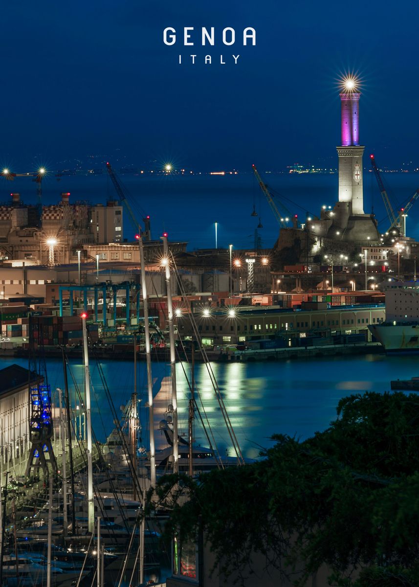 'Genoa ' Poster by Famous City | Displate