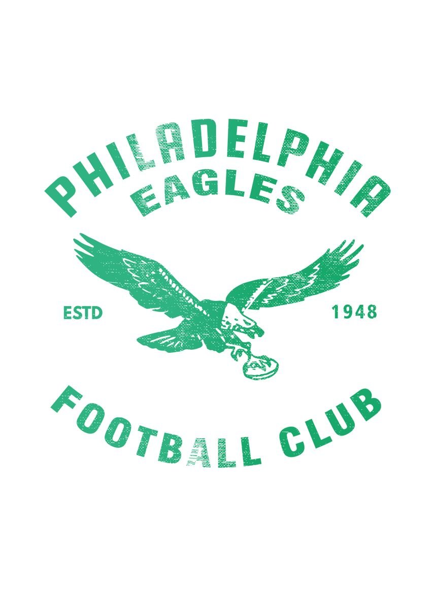 'Philadelphia Eagles Old' Poster, picture, metal print, paint by ...