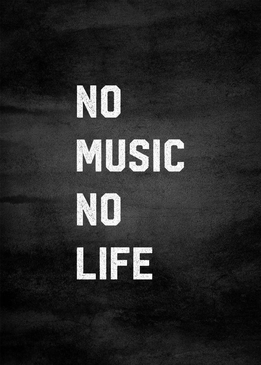 'inspirational music quotes' Poster, picture, metal print, paint by ...