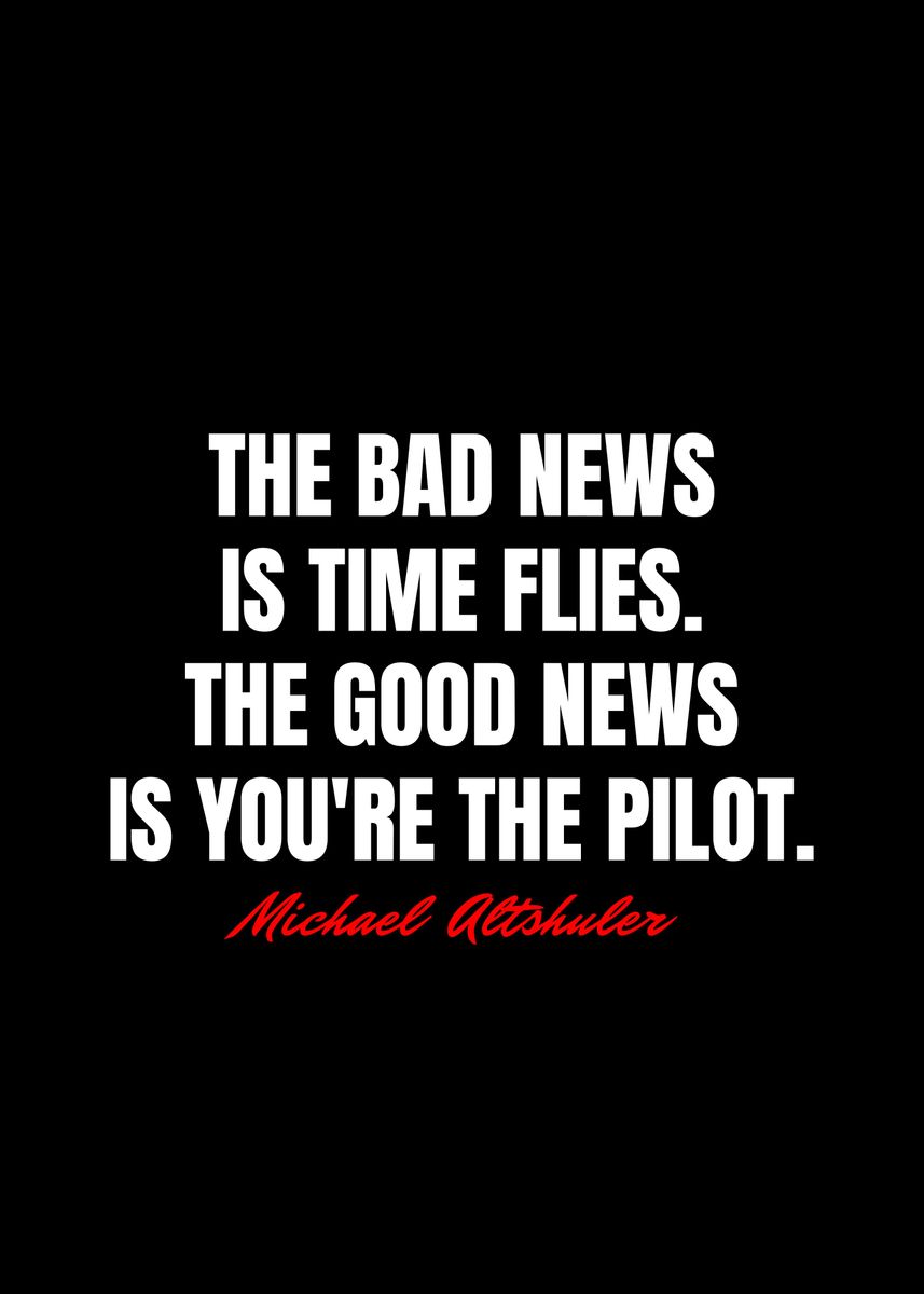 'Michael Altshuler Quotes' Poster, picture, metal print, paint by Best ...