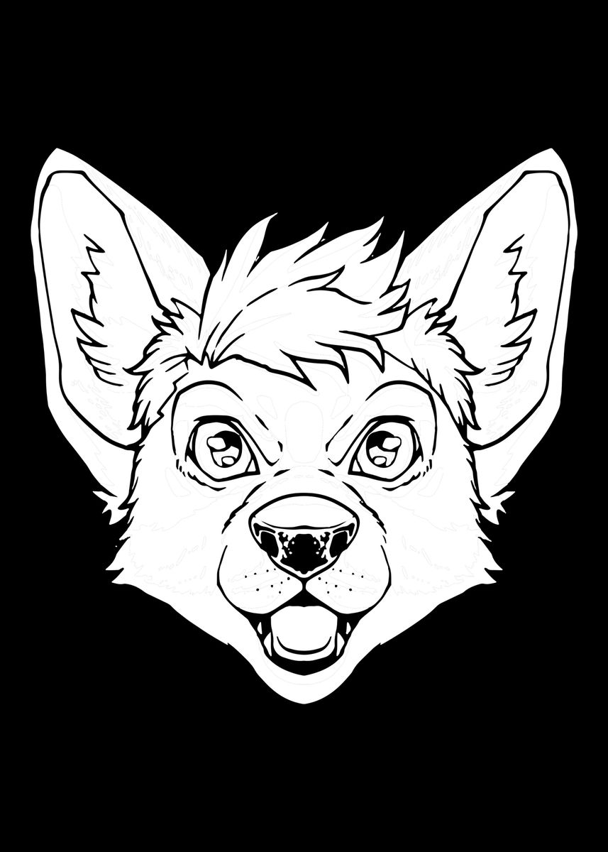 'Furry Fandom Fox' Poster, picture, metal print, paint by BobbyBubble ...