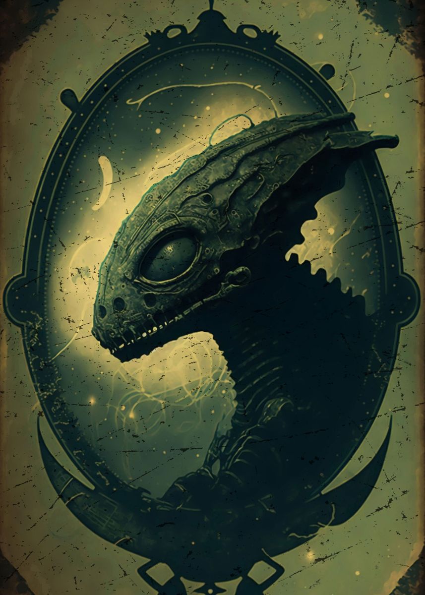 'The Old Aliens' Poster by Gokan Redoulse | Displate