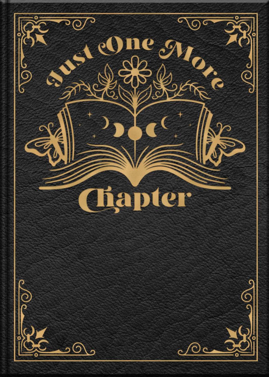 'Just one more chapter 2' Poster, picture, metal print, paint by ...
