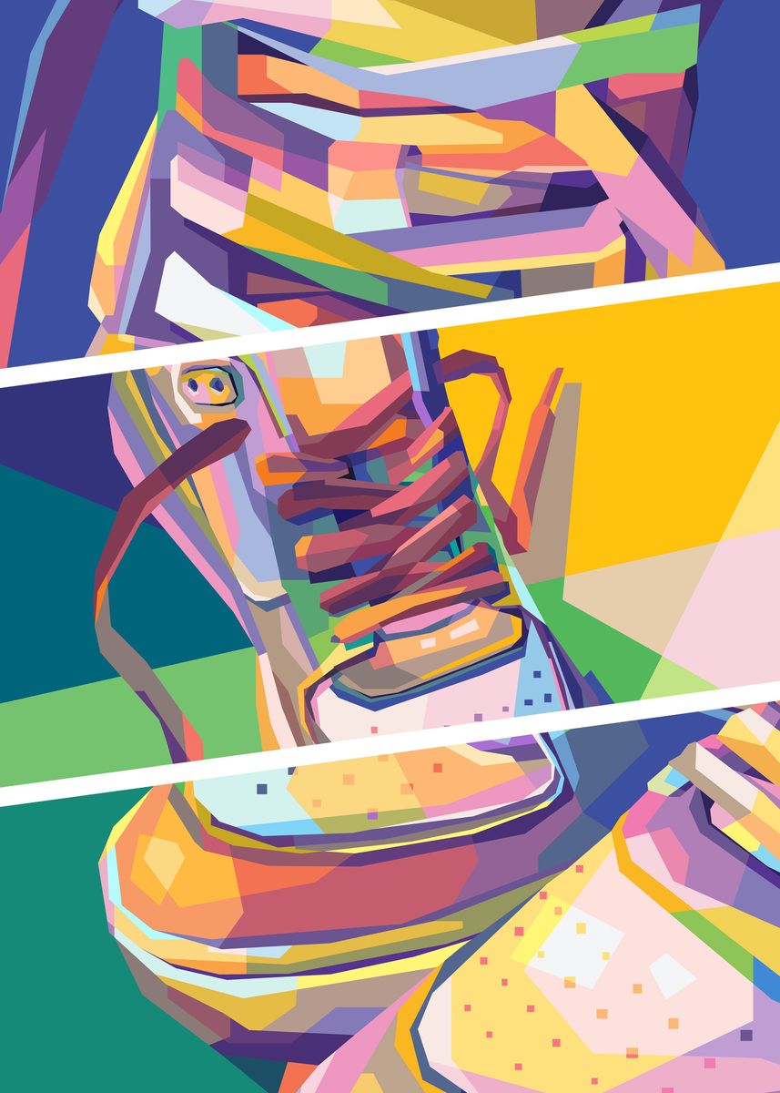 'Shoes section' Poster, picture, metal print, paint by ISA TERESA ...