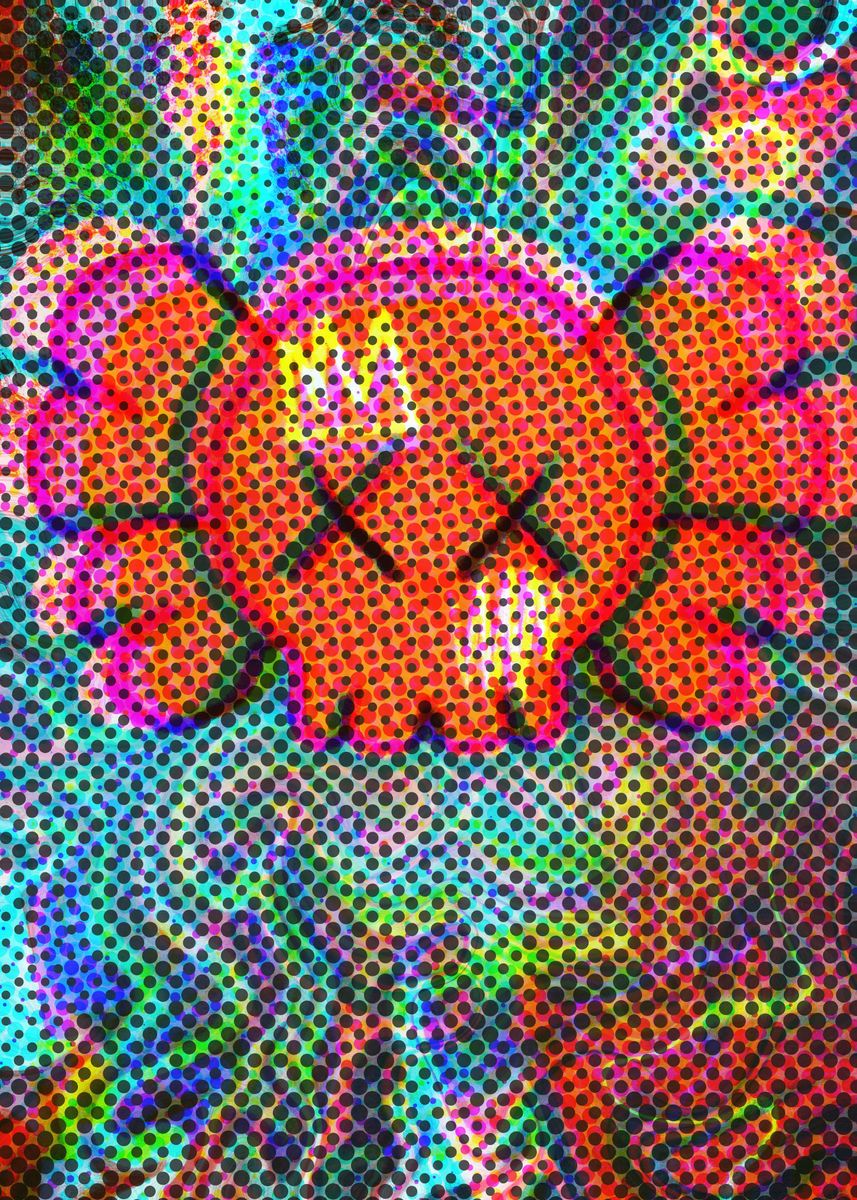 'Kaws Dolls unique abstract' Poster by masn | Displate