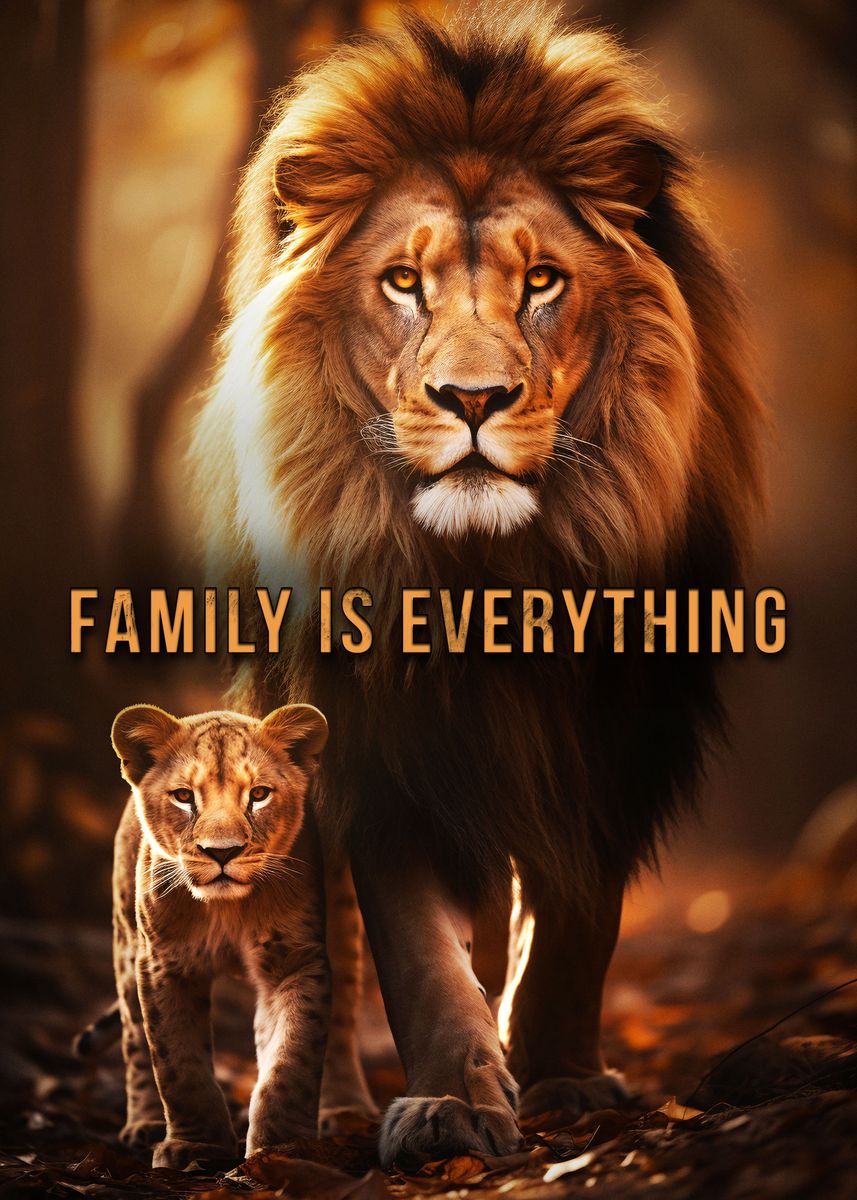 'Animal Motivational Poster' Poster, picture, metal print, paint by ...