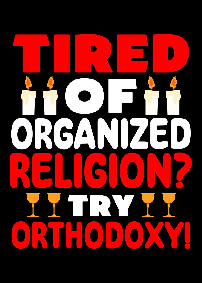 'Orthodox' Poster, picture, metal print, paint by AestheticAlex | Displate