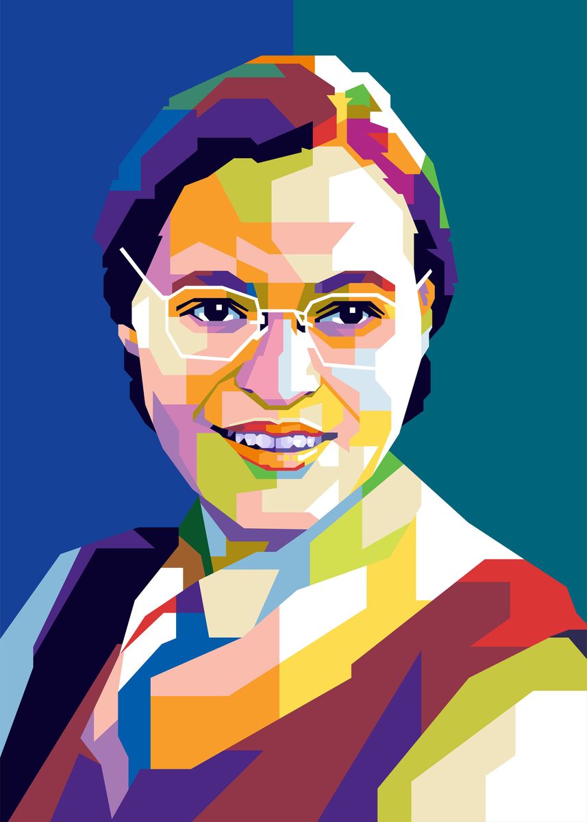 'Rosa Parks Pop Art' Poster, picture, metal print, paint by Erick Sato ...