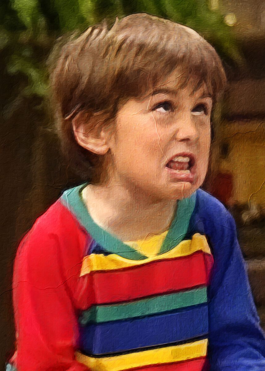 'Kid Meme' Poster, picture, metal print, paint by Meme Daily | Displate