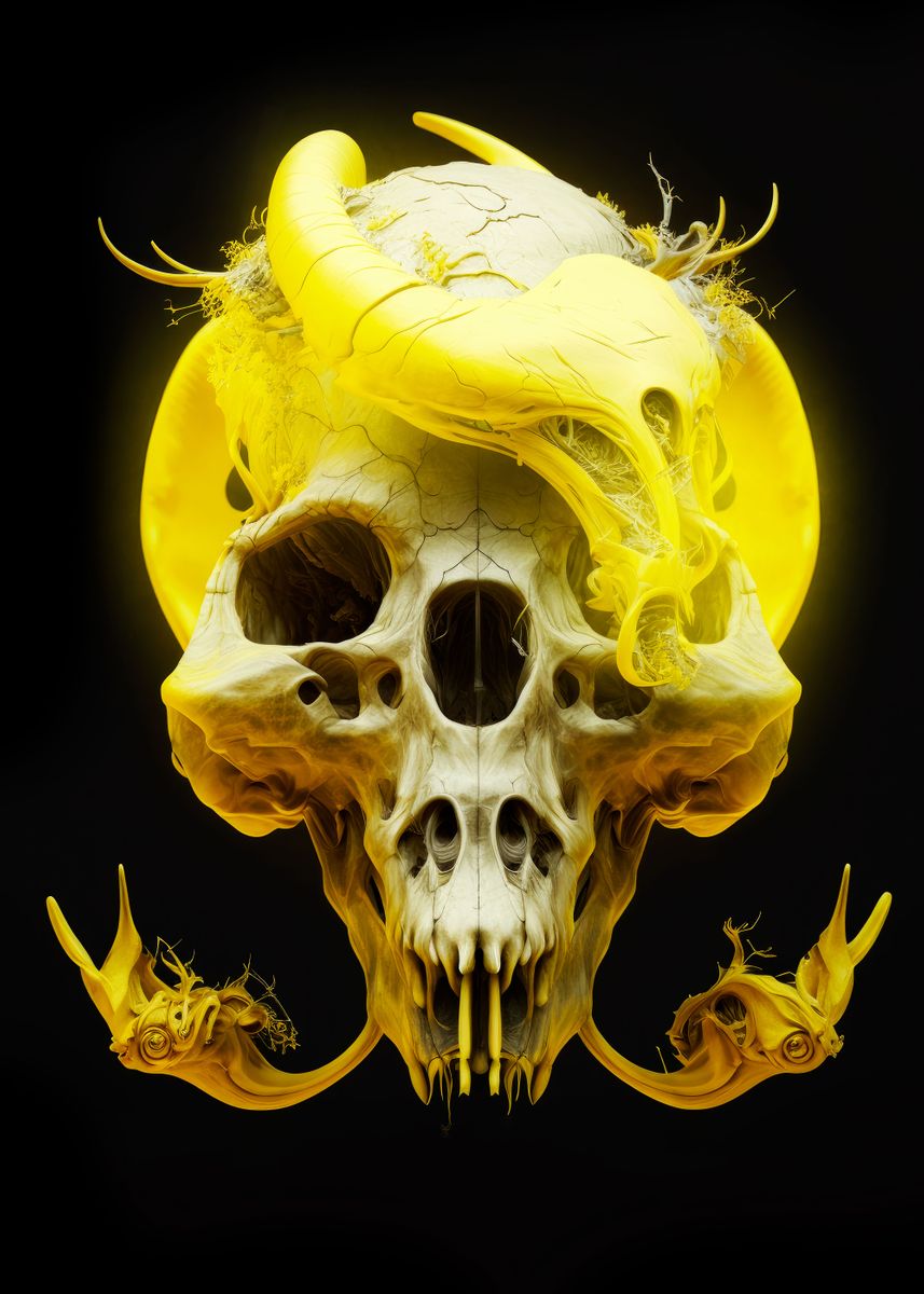 'ABYSSAL HORROR 10' Poster, picture, metal print, paint by LIVE FOREVER ...