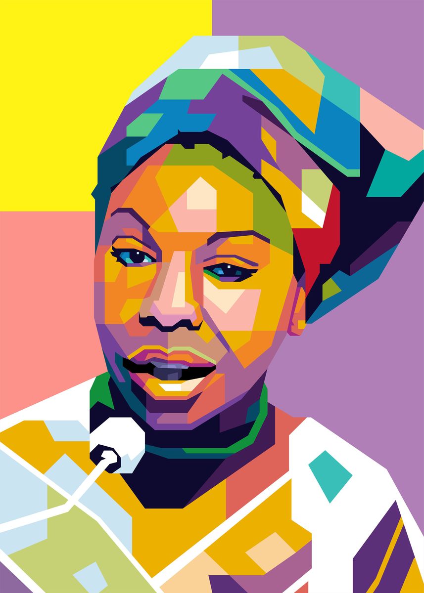 'Nina Simone' Poster by Ananda Praj | Displate