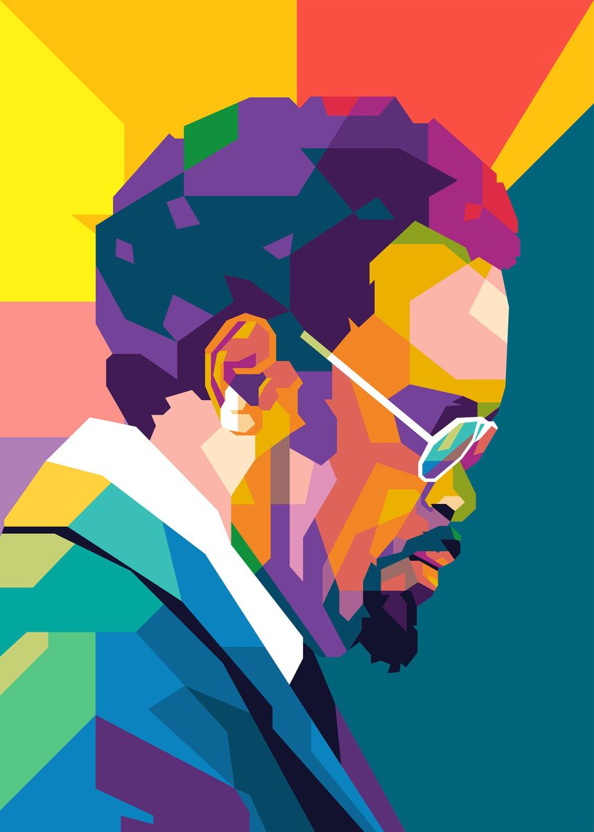 'Eldridge Cleaver' Poster, picture, metal print, paint by Ananda Praj ...