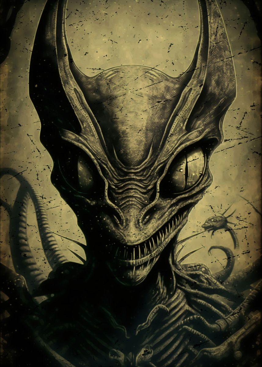 'The Aliens' Poster by Gokan Redoulse | Displate