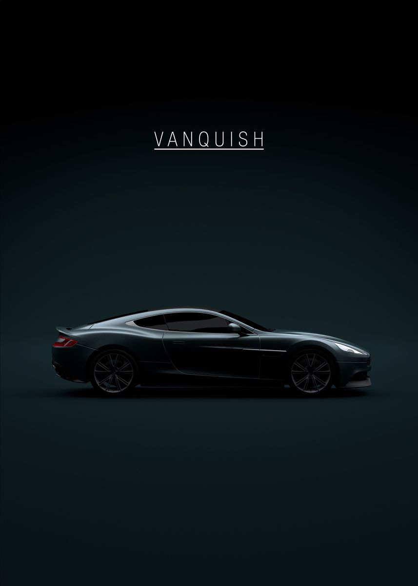 'AM Vanquish 2013' Poster, picture, metal print, paint by 21 MXM | Displate