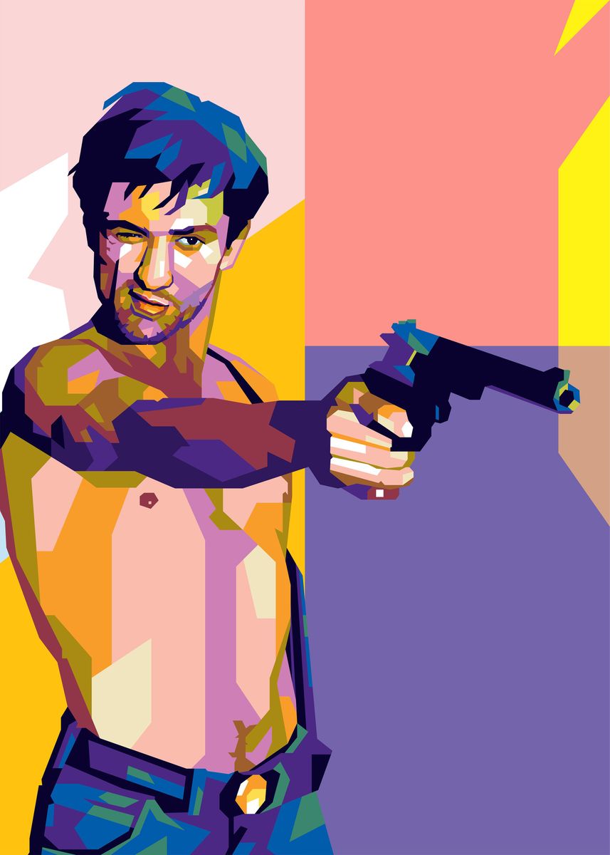 'Robert De Niro' Poster, picture, metal print, paint by Ananda Praj ...