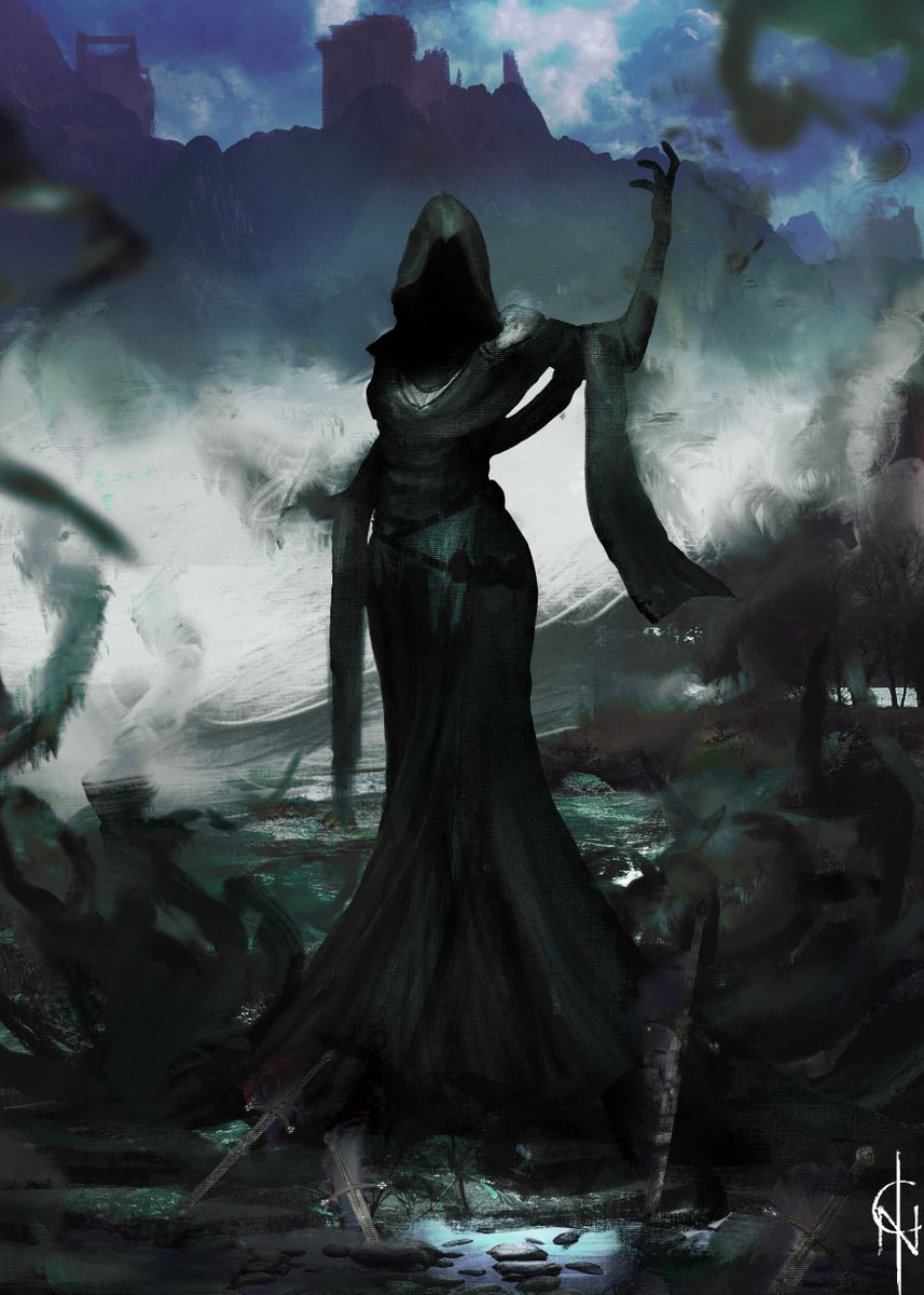 'Shadow' Poster, picture, metal print, paint by chrisnazgul | Displate