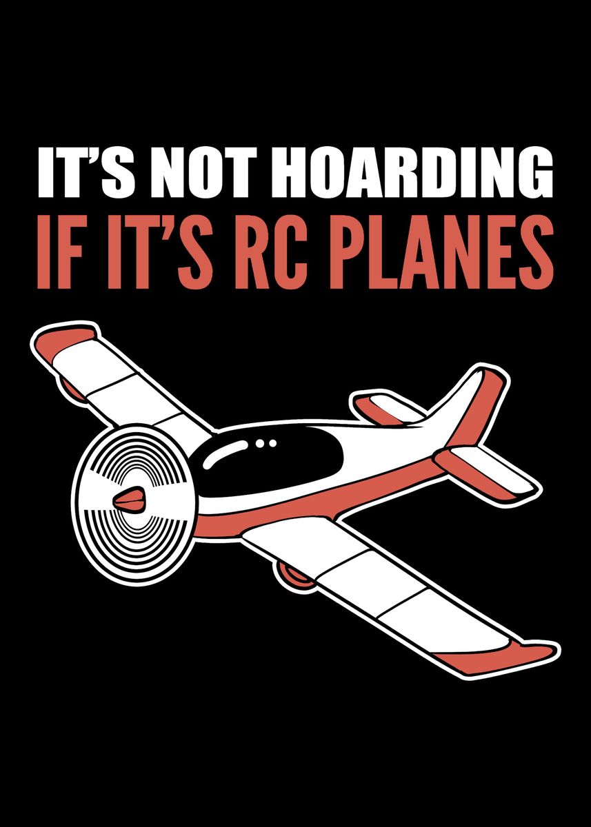 'RC Planes Bachelor of Avia' Poster, picture, metal print, paint by ...