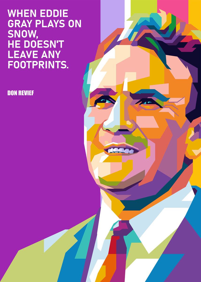 'Don Revie' Poster, picture, metal print, paint by Muifatin | Displate