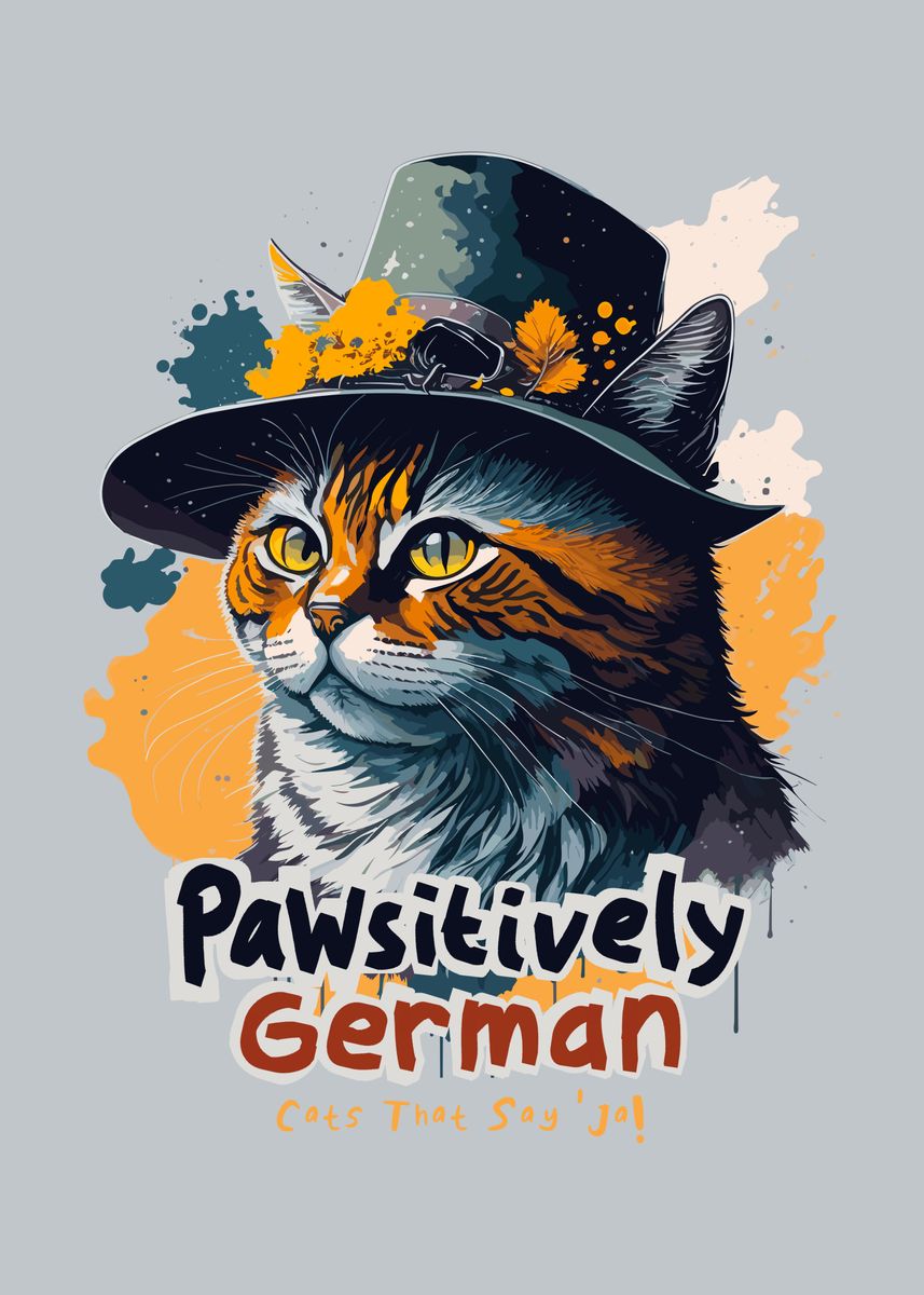 'Pawsitively German' Poster by Popart PosterS | Displate
