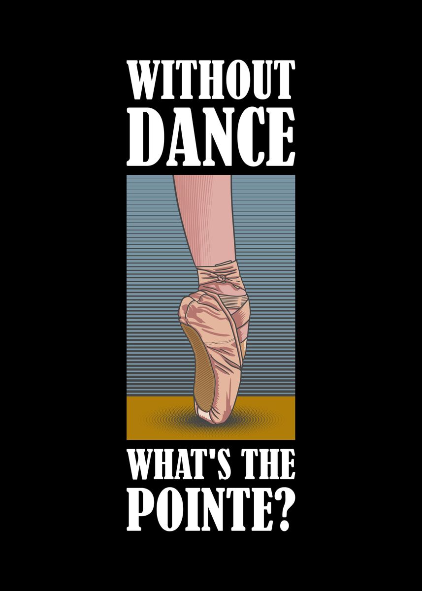 'Whats The Pointe' Poster by CatRobot | Displate