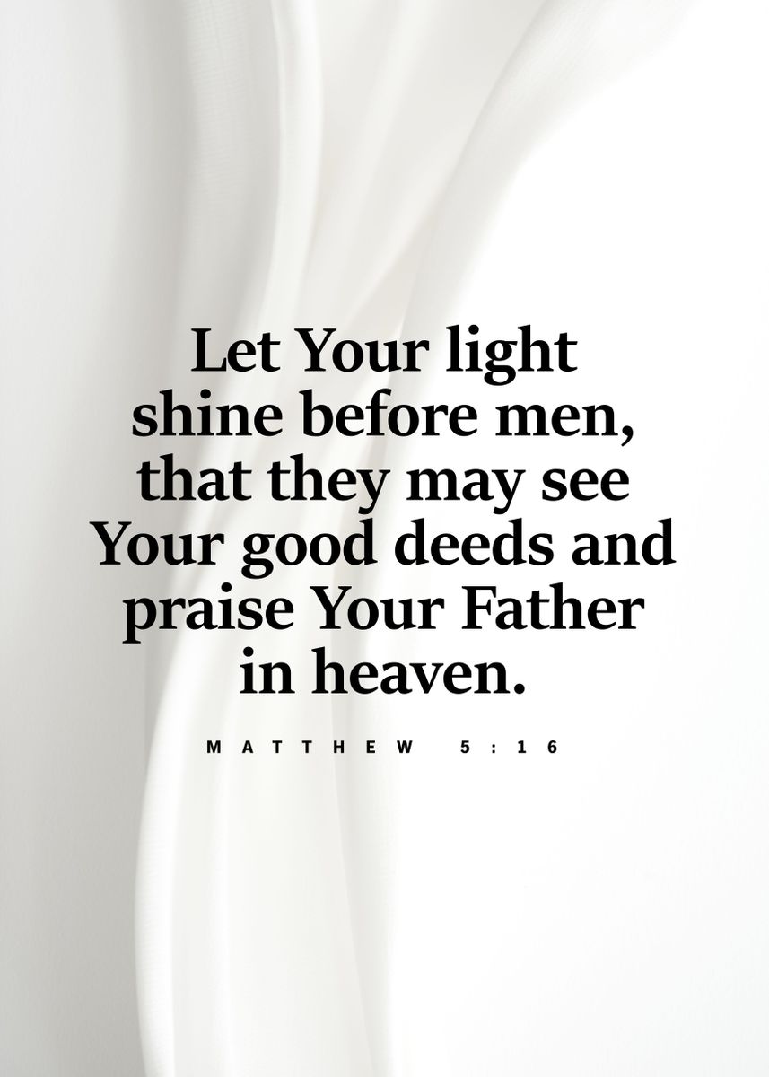 'Bible Verse Jesus Quotes' Poster, picture, metal print, paint by Team ...