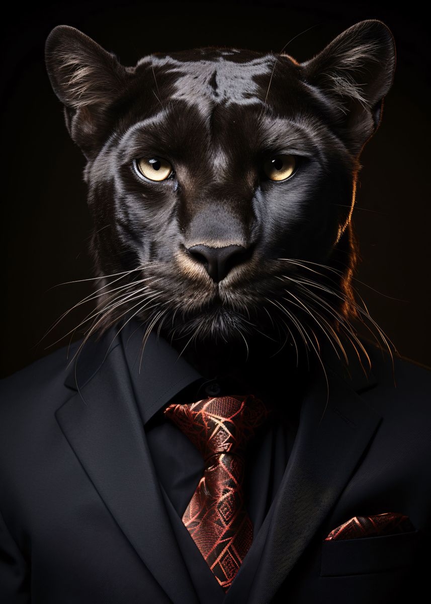 'Business Puma' Poster, picture, metal print, paint by Conceptual ...