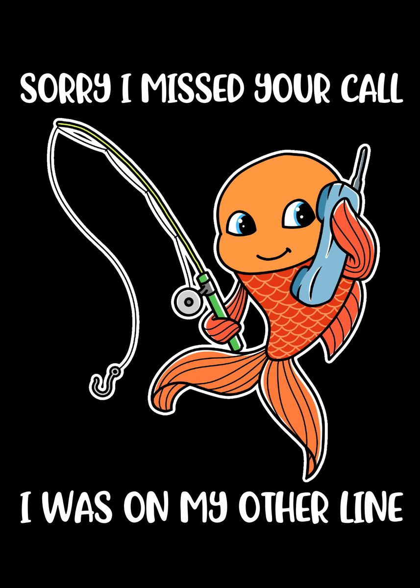 'Sorry I Missed Your Call' Poster by CatRobot | Displate