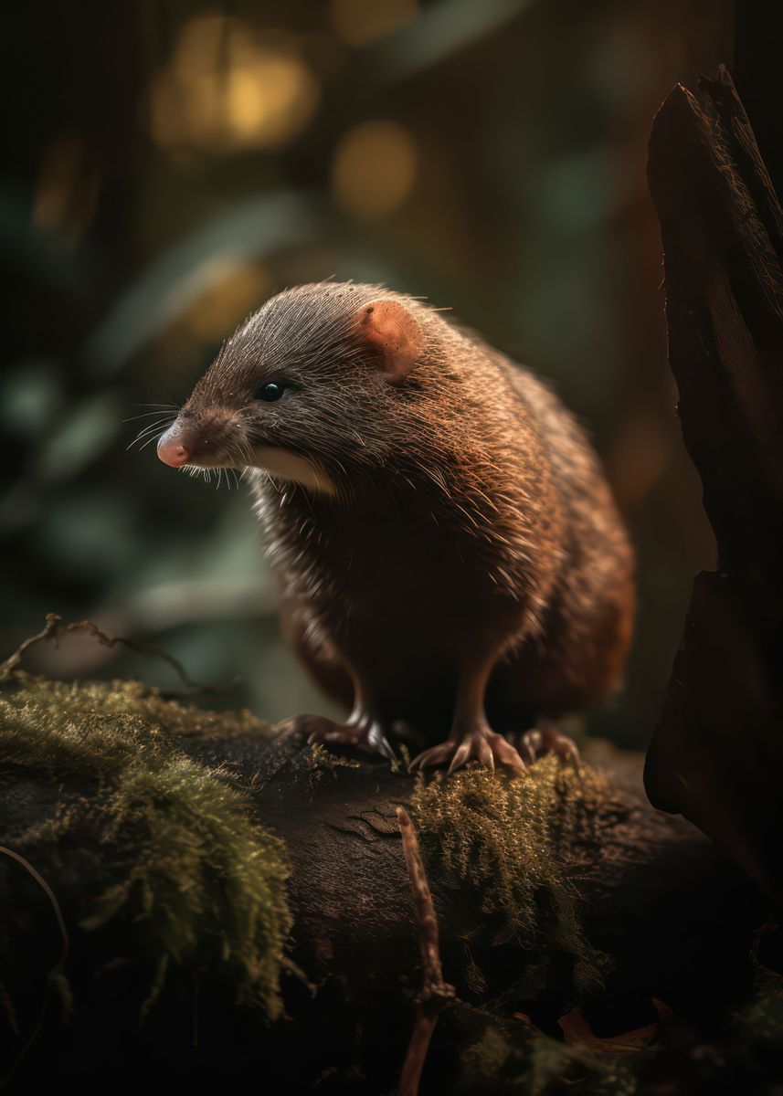 'Tiny shrew' Poster by Zooscape Wildlife | Displate