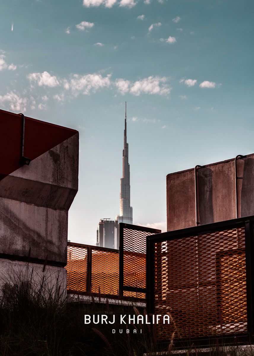 'Burj Khalifa ' Poster, picture, metal print, paint by Travel Addict ...