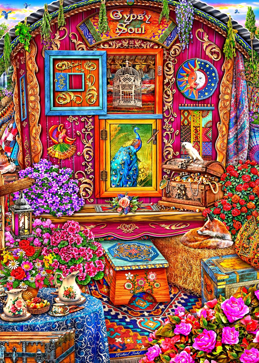 'Gypsy Soul' Poster, picture, metal print, paint by michael fishel ...