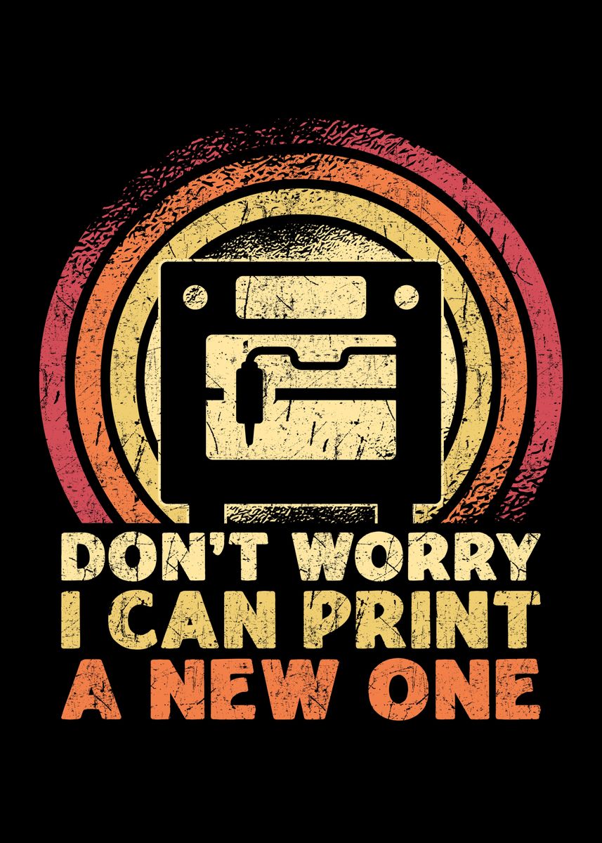'3D Printing 3D Printer' Poster, picture, metal print, paint by schmugo ...