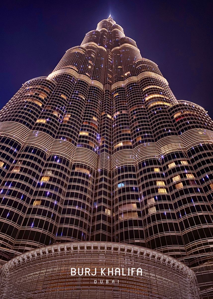 'Burj Khalifa' Poster, picture, metal print, paint by Travel Addict ...