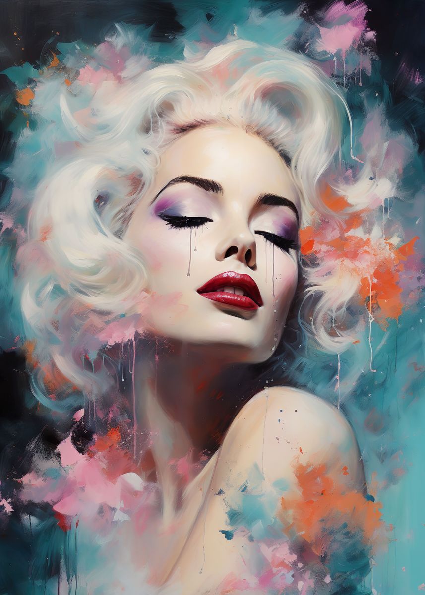 'Beauty in Abstract' Poster, picture, metal print, paint by Joe McQueen ...