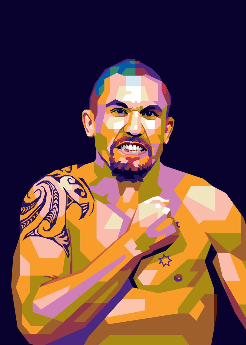 'Robert Whittaker' Poster by Indra | Displate