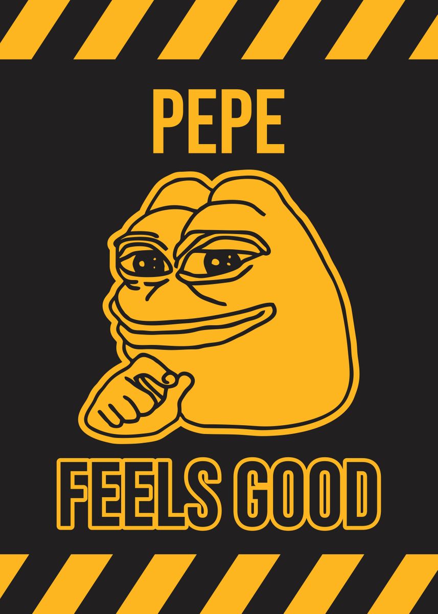 'Pepe feels good' Poster, picture, metal print, paint by Rian setiadi ...