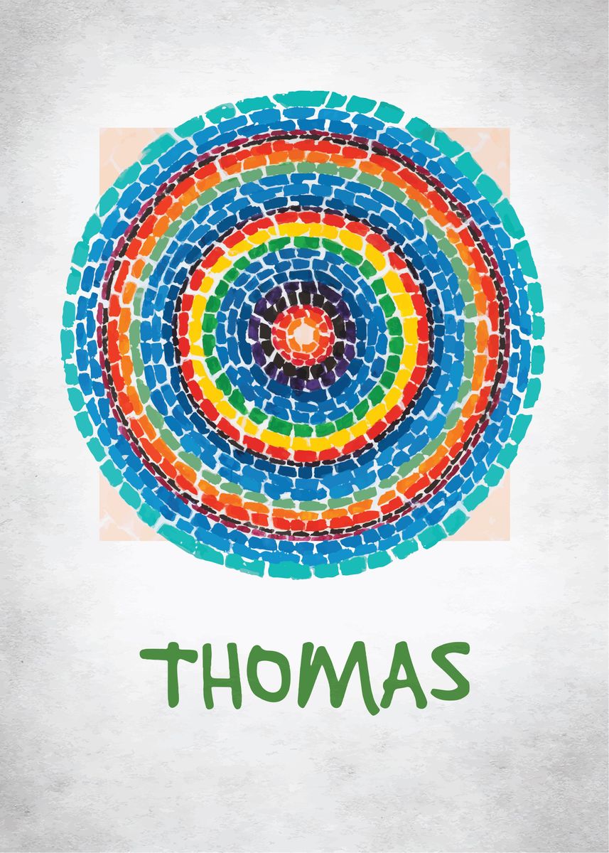 'Alma Thomas' Poster, picture, metal print, paint by Bo Kev | Displate