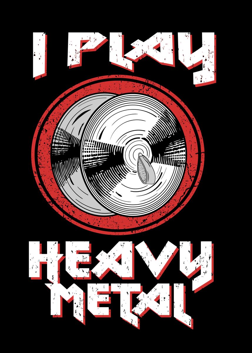 'Music Funny Cymbals Gift' Poster, picture, metal print, paint by ...